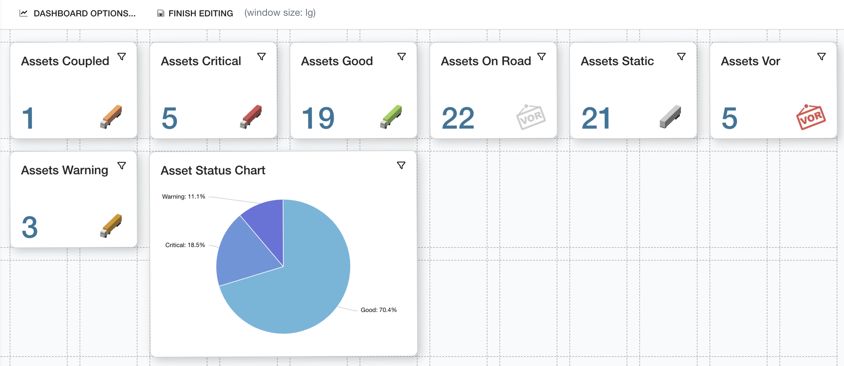 Editing a Dashboard Grid Layout